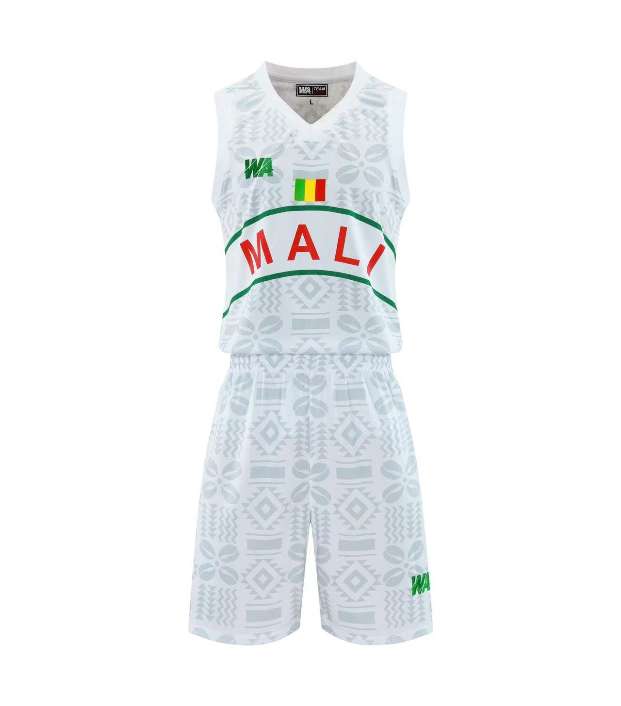 MAILLOT OFFICIEL MALI BASKET AWAY FMBB 2025